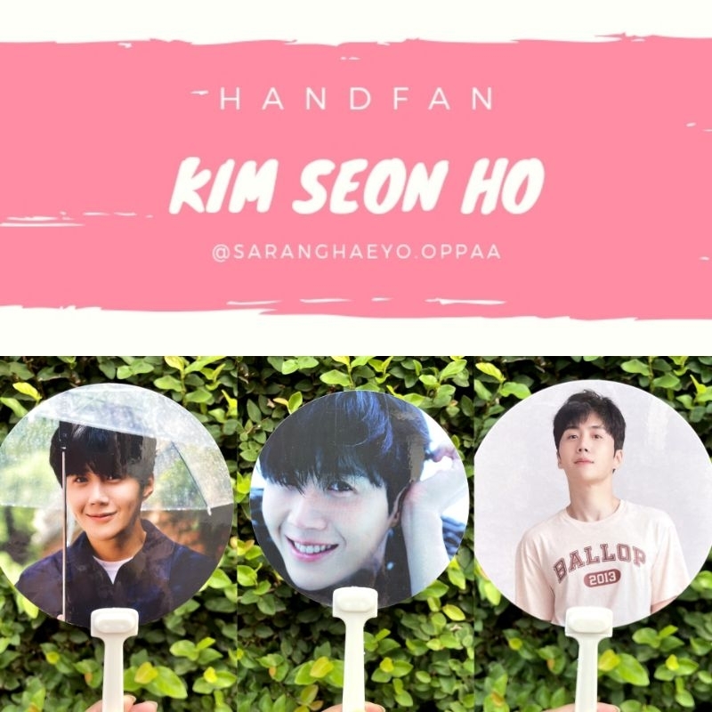 Jual HANDFAN/KIPAS - KIM SEON HO free PHOTO | Shopee Indonesia