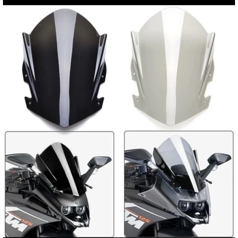 Jual WINDSHIELD KTM RC 200,250,390,VISOR KTM RC RALLY | Shopee Indonesia