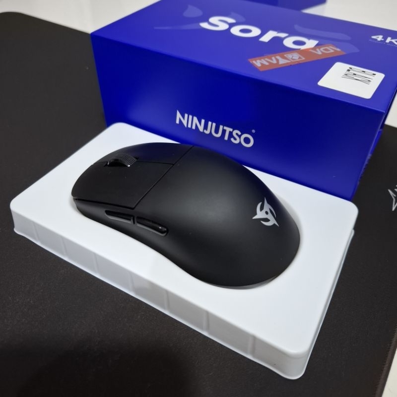 Jual Mouse Gaming Ninjutso Sora 4K Black Wireless | Shopee Indonesia