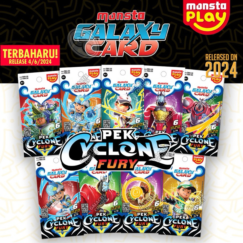 Jual Pek Cyclone Fury - MONSTA Galaxy Card Set (54 KAD) Cards Games ...