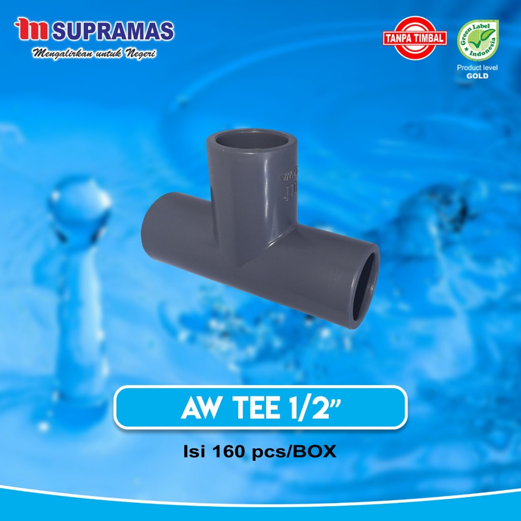 Jual Tee PVC 1/2" AW | Shopee Indonesia