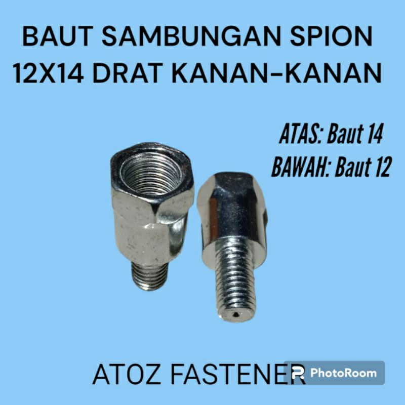Jual BAUT SAMBUNGAN SPION 12 X 14 DRAT KANAN - KANAN ( JUAL HARGA ...