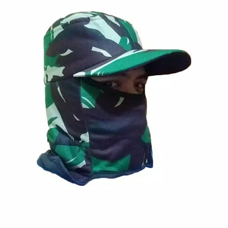 Jual Topi Pancing Jepang Masker Motif Army Loreng | Shopee Indonesia