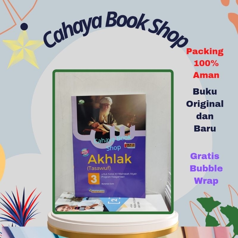 Jual Buku Akhlak ( Tasawuf ) Kelas 12 Madrasah Aliyah KMA No , 183 Tahun 2019 Aqila | Shopee ...