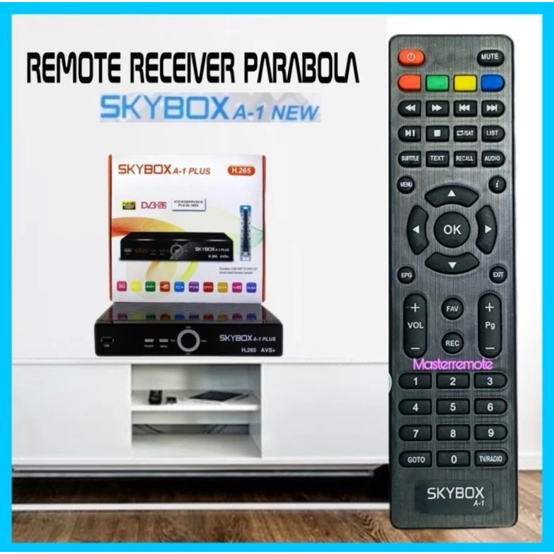 Jual Remot remote SKYBOX A1 PARABOLA / RECEIVER | Shopee Indonesia