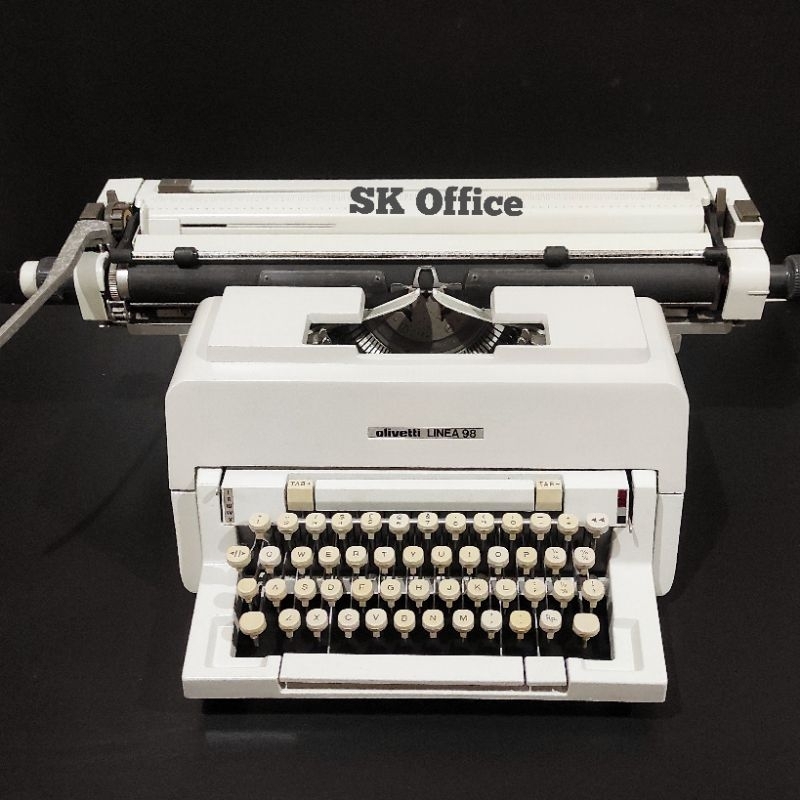 Jual Mesin tik manual olivetti linea 98 18 inch double folio mesin tik ...