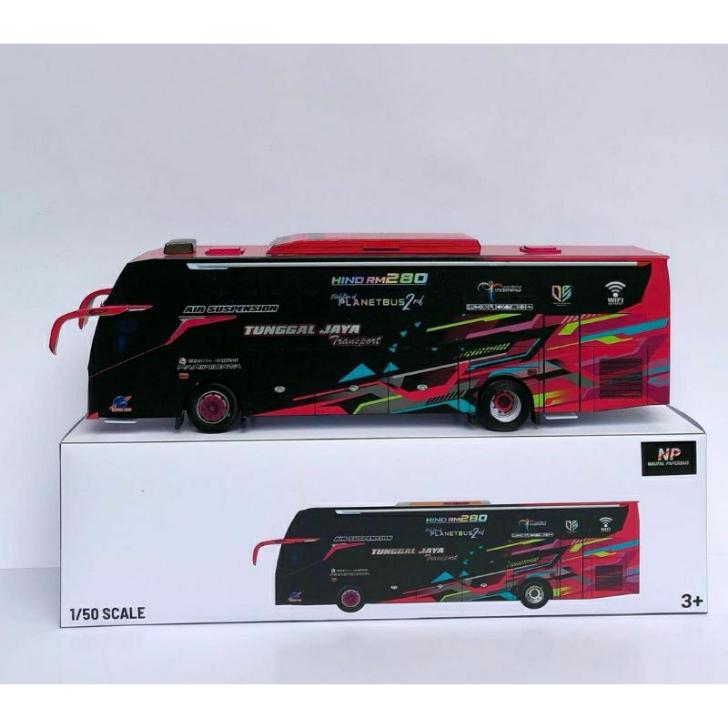 Jual Miniatur bus Black Pink JET BUS 5 1/50 Terbaru bus basuri | Shopee ...