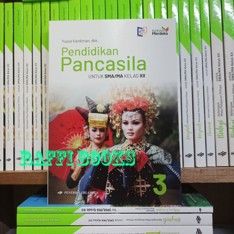 Jual Buku Pendidikan Pancasila Kelas 3/XII 12 SMA Erlangga Kurikulum Merdeka | Shopee Indonesia