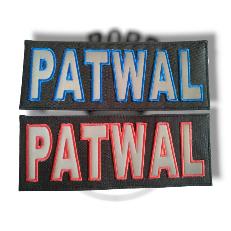 Jual Logo Bordir PATWAL Ukuran 10x26cm | Shopee Indonesia