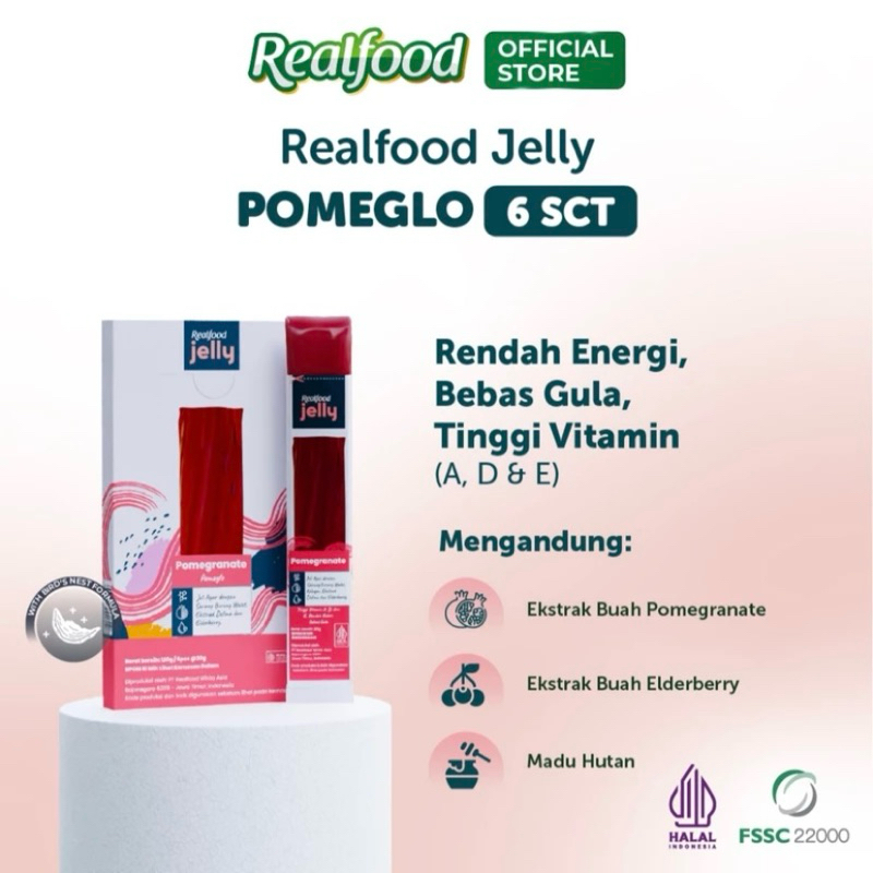 Jual Realfood Jelly Pomeglo Sarang Burung Walet, 6 Pcs | Shopee Indonesia