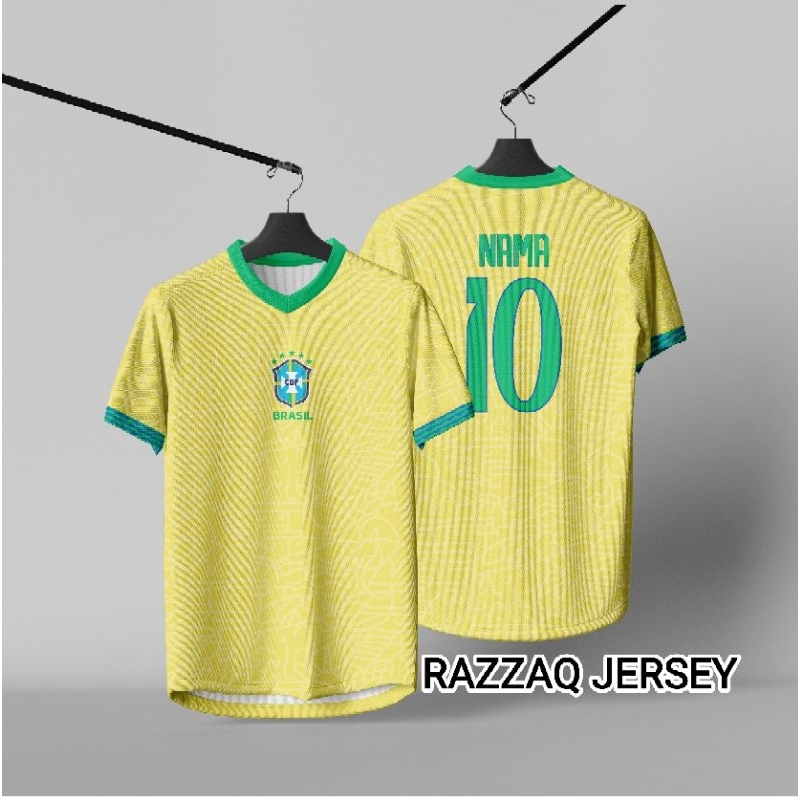 Jual JERSEY TIMNAS BRAZIL COPA AMERIKA HOME AWAY TRID FULL PRINTING ...