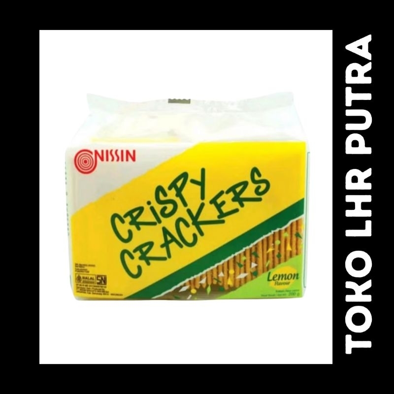 Jual NISSIN CRISPY CRACKERS RASA LEMON 200GR | Shopee Indonesia
