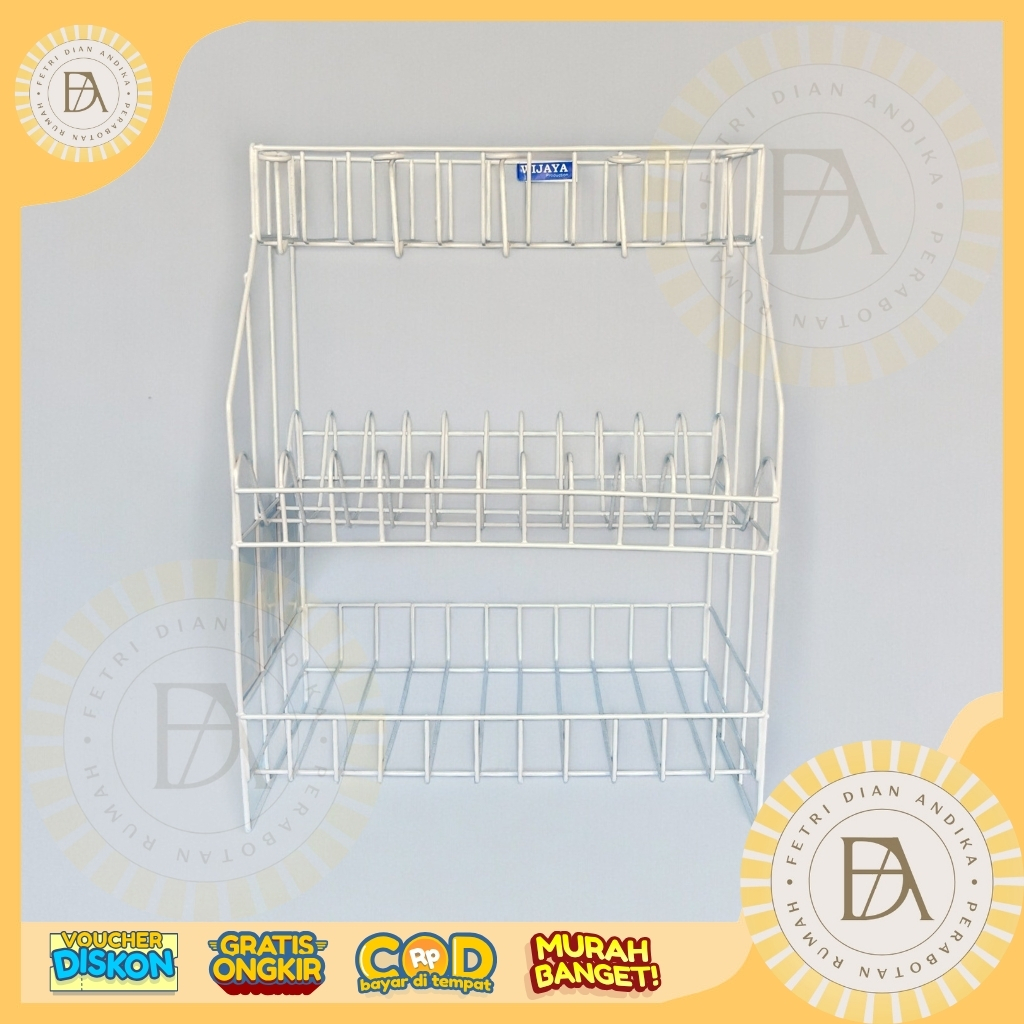 Jual Rak Dapur Kawat / Rak Piring / Rak Botol Kawat/ Rak Serbaguna ...