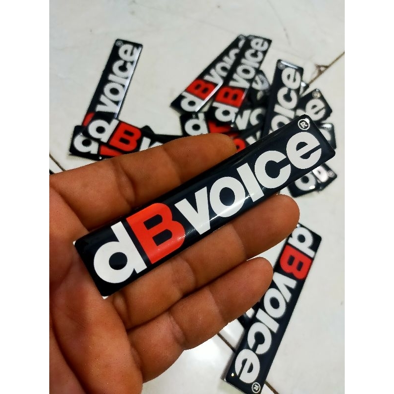 Jual dB voice UK 10cm x 2,25cm LABEL/LOGO/EMBLEM GRILLBOX SPEAKER ...