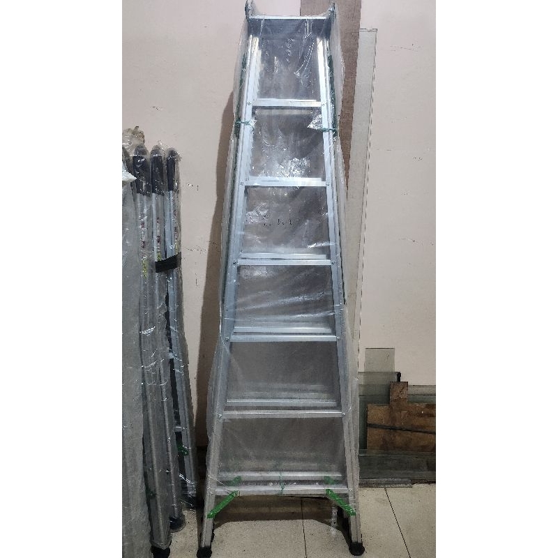 Jual SunBest Tangga Lipat / Tangga Aluminium Caltex 2 Meter | Shopee ...