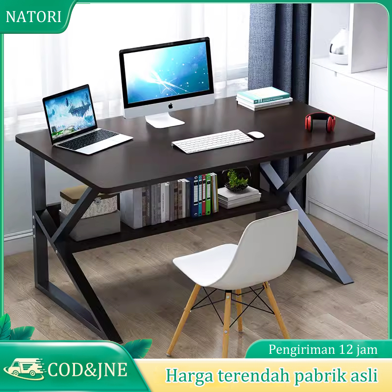 Jual NATORI Meja komputer/Meja kerja/Meja belajar 120CM/Meja rias ...
