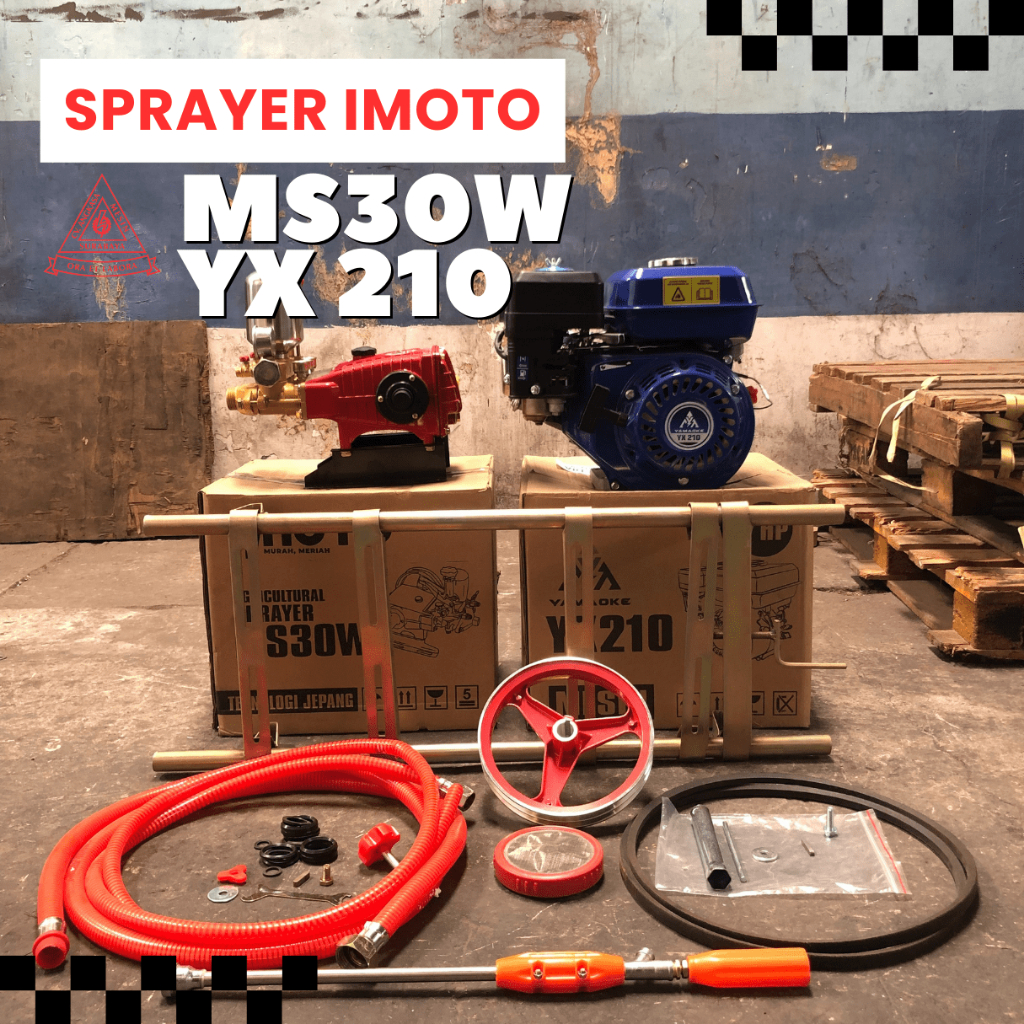 Jual Paket Power Sprayer Imoto MS 30W - Alat Pompa Air Mesin Steam Cuci ...