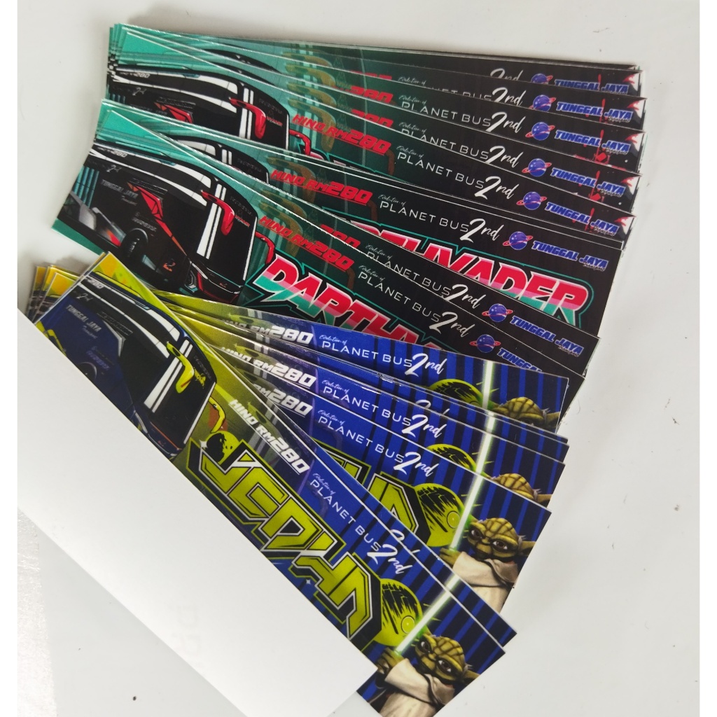 Jual stiker bis jedha planet bus tunggal jaya asli gerasi | Shopee ...