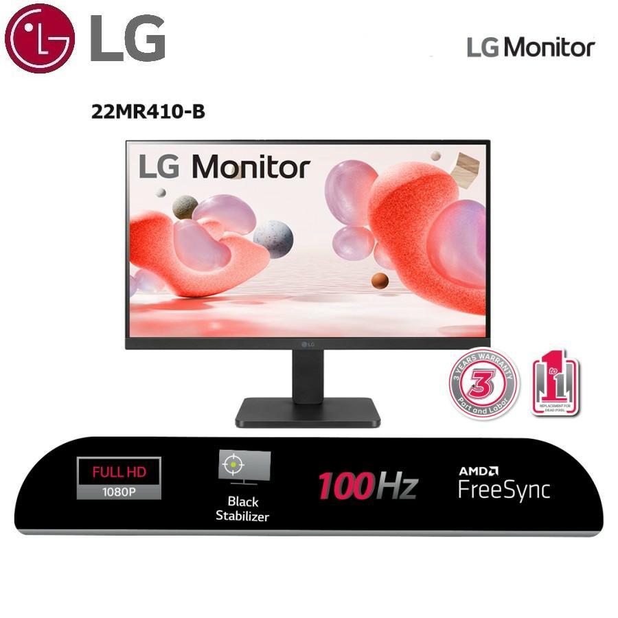 Jual LG 22MR410-B 22 Inch Monitor - FHD VA 100Hz 1ms AMD FreeSync HDMI VGA | Shopee Indonesia