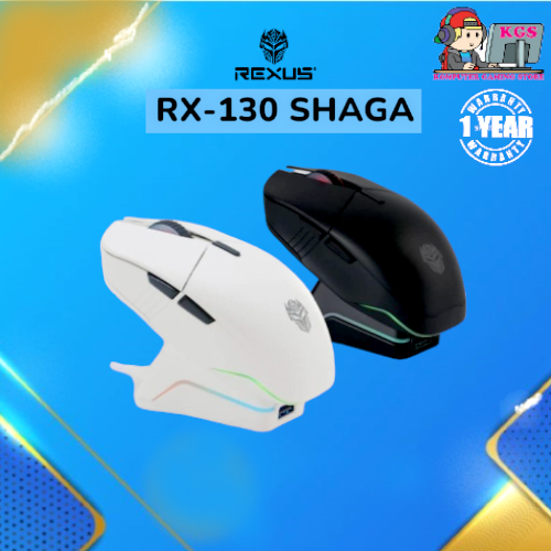 Jual Rexus Shaga RX-130 Mouse wireless with charging dock | Shopee ...