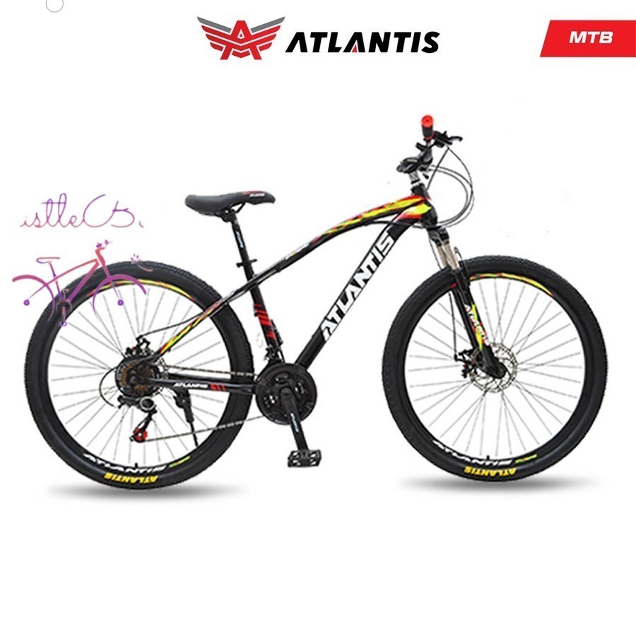 Jual [BONUS POMPA] Sepeda Gunung Mountain Bike MTB Atlantis 24/26/27.5 ...
