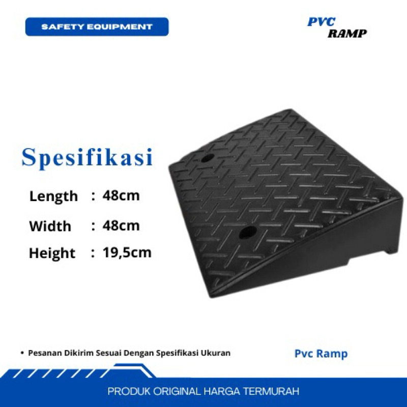 Jual Curb Ramp Pvc Ramp - Ramp Dari Bahan Plastik Tebal 19.5CM new ...
