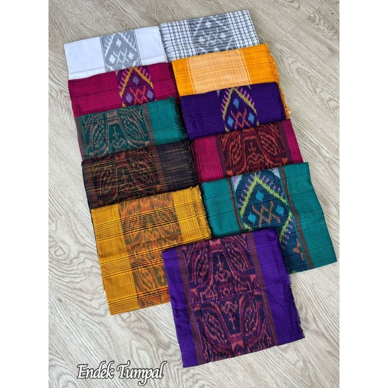 Jual KAIN TENUN ENDEK KOTAK DOBOL BALI TERBARU | Shopee Indonesia