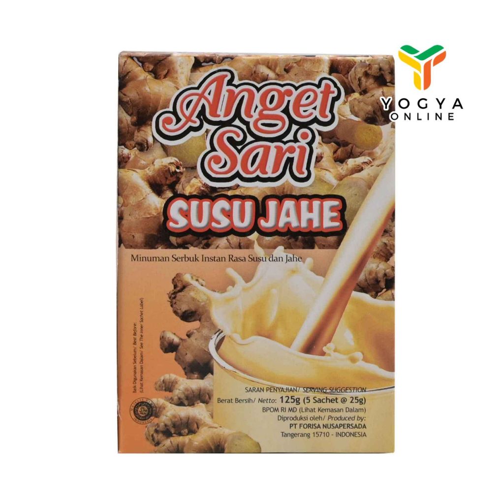 Jual Anget Sari Susu Jahe 5X25 Gram Minuman Tradisional & Herbal ...
