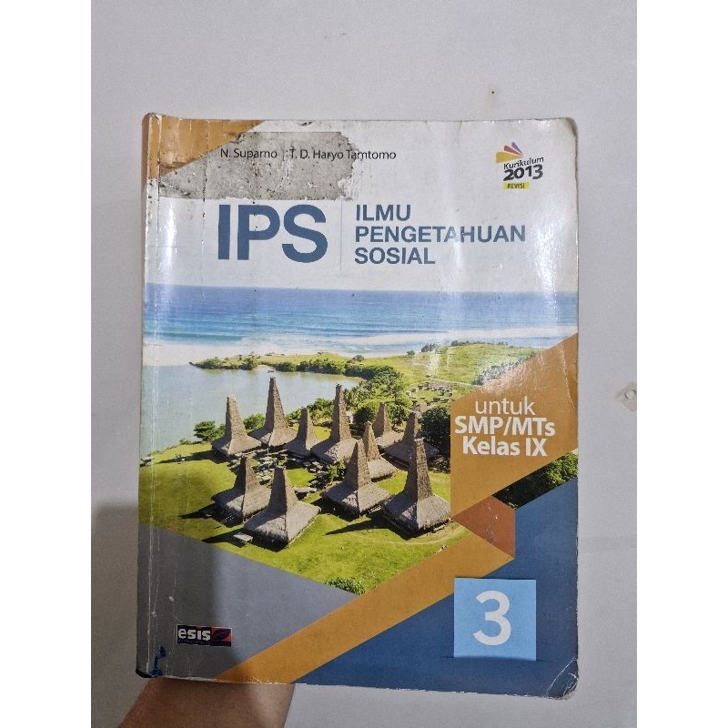 Jual Buku IPS N. Suparno dan T.D. Haryo Tamtomo Kelas 9 Kurikulum 2013 ...