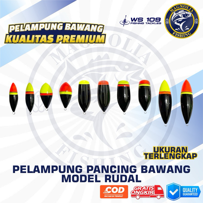 Jual Pelampung Kambangan Pancing Bawang Model Rudal WS 109 | Shopee ...