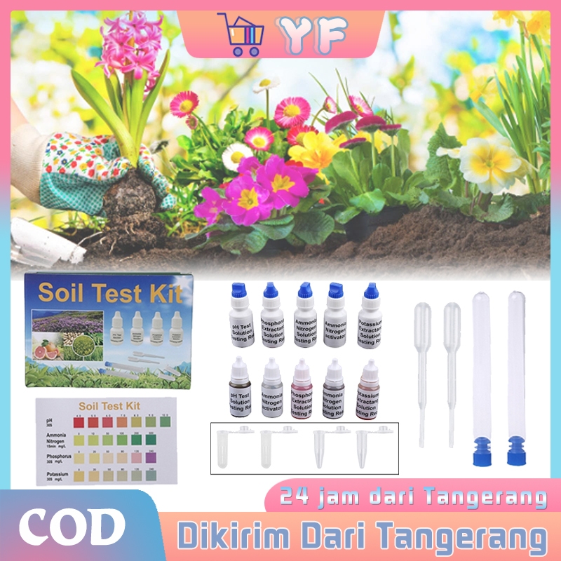 Jual NPK Soil Chemical Test Kit / Alat Tes Ph Tanah / Amonia Nitrogen ...