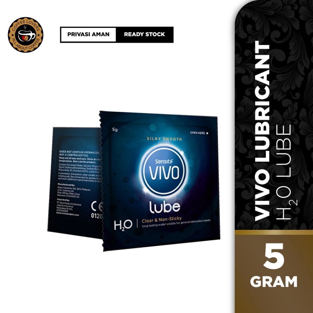 Jual Pelumas Vivo H2O Lube Sachet - Pelumas Wanita | Lubrikan Vivo H2O ...