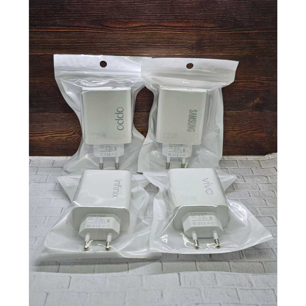 Jual [QP120] Adapter Charger Batok 120W Non Fast Packing Plastik ...