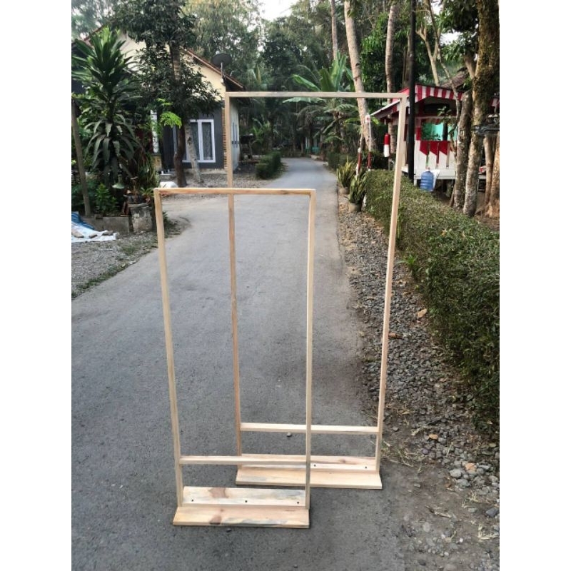Jual Rangka Stand Banner Kayu Satu Sisi / Rangka Banner Papan / Rangka ...