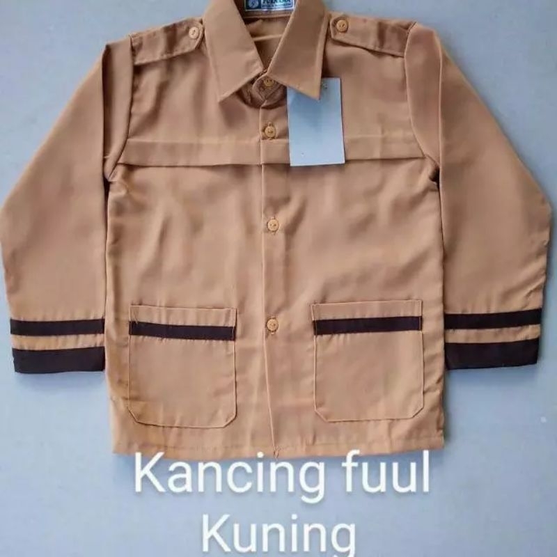 Jual seragam pramuka siaga full kancing tangan panjang | Shopee Indonesia
