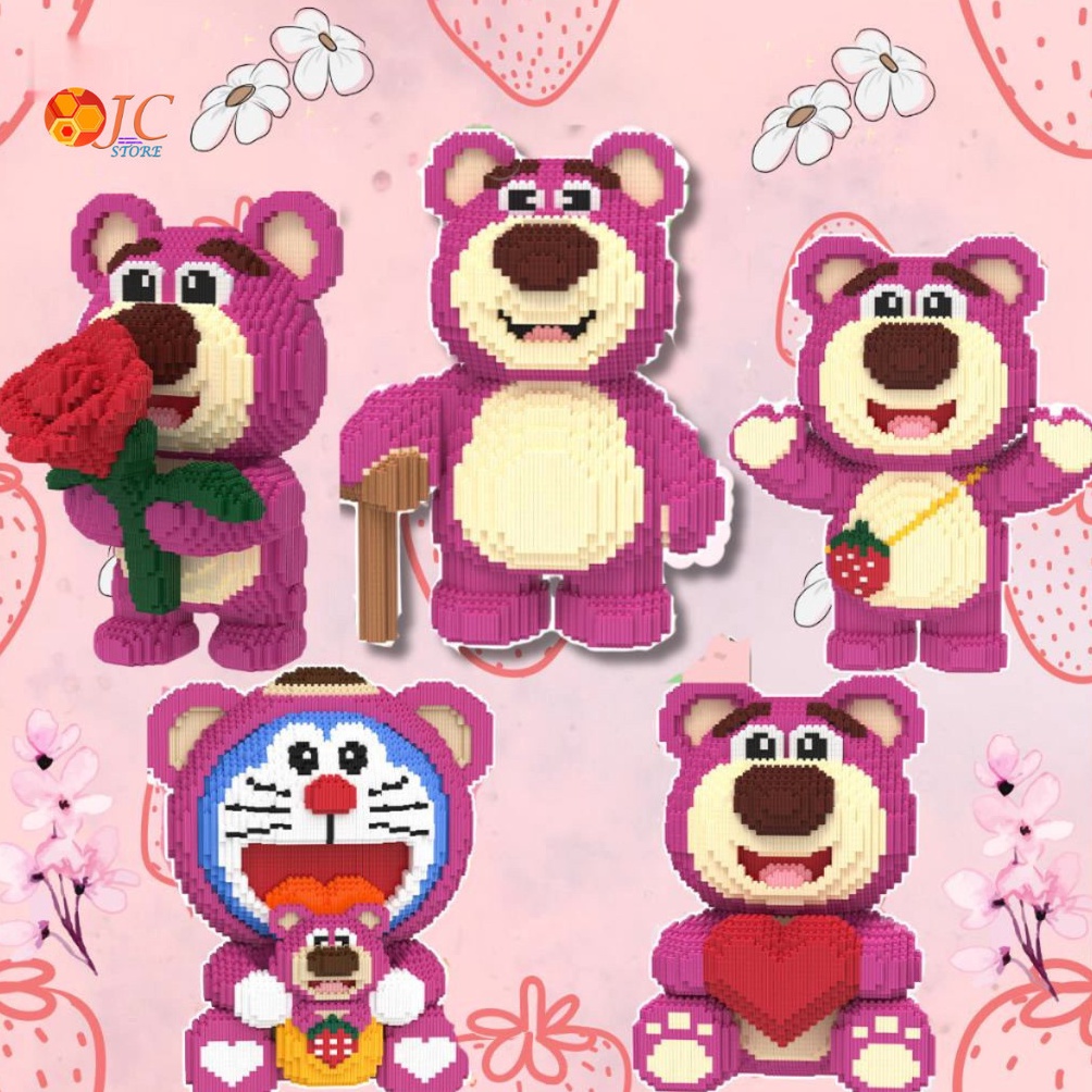 Jual KODE T1C JC Nano Blocks Toy Story Lotso Bear BIG Toys Bricks ...