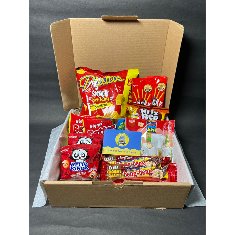 Jual Hampers Snack Box Besar Gift Box Snack Kado Ulang Tahun, Sidang ...
