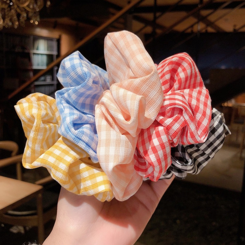 Jual IKAT RAMBUT WANITA / SCRUNCHIE RAMBUT LUCU | Shopee Indonesia