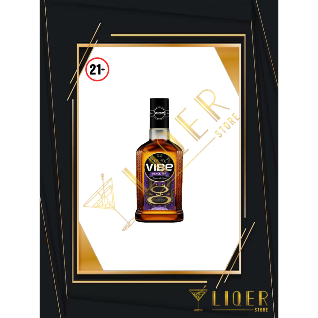 Jual Vibe Premium Black tea Mini- Vodka rasa teh hitam botol 350ml ...