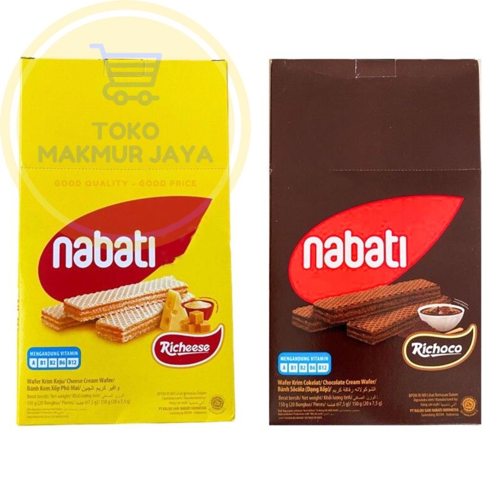 Jual NABATI RICHEESE WAFER BOX | 20pcs | Shopee Indonesia