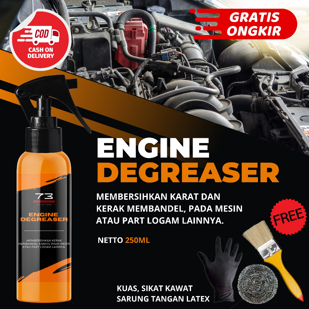 Jual Pembersih Kerak Oli Pada Mesin Motor Mobil / Engine Degreaser / Pembersih Kerak Karat Mesin ...
