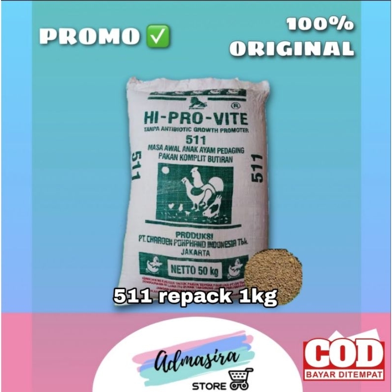 Jual Pur Pakan Ayam 511 1kg Pokphand Makanan Ayam Broiler Bangkok ...