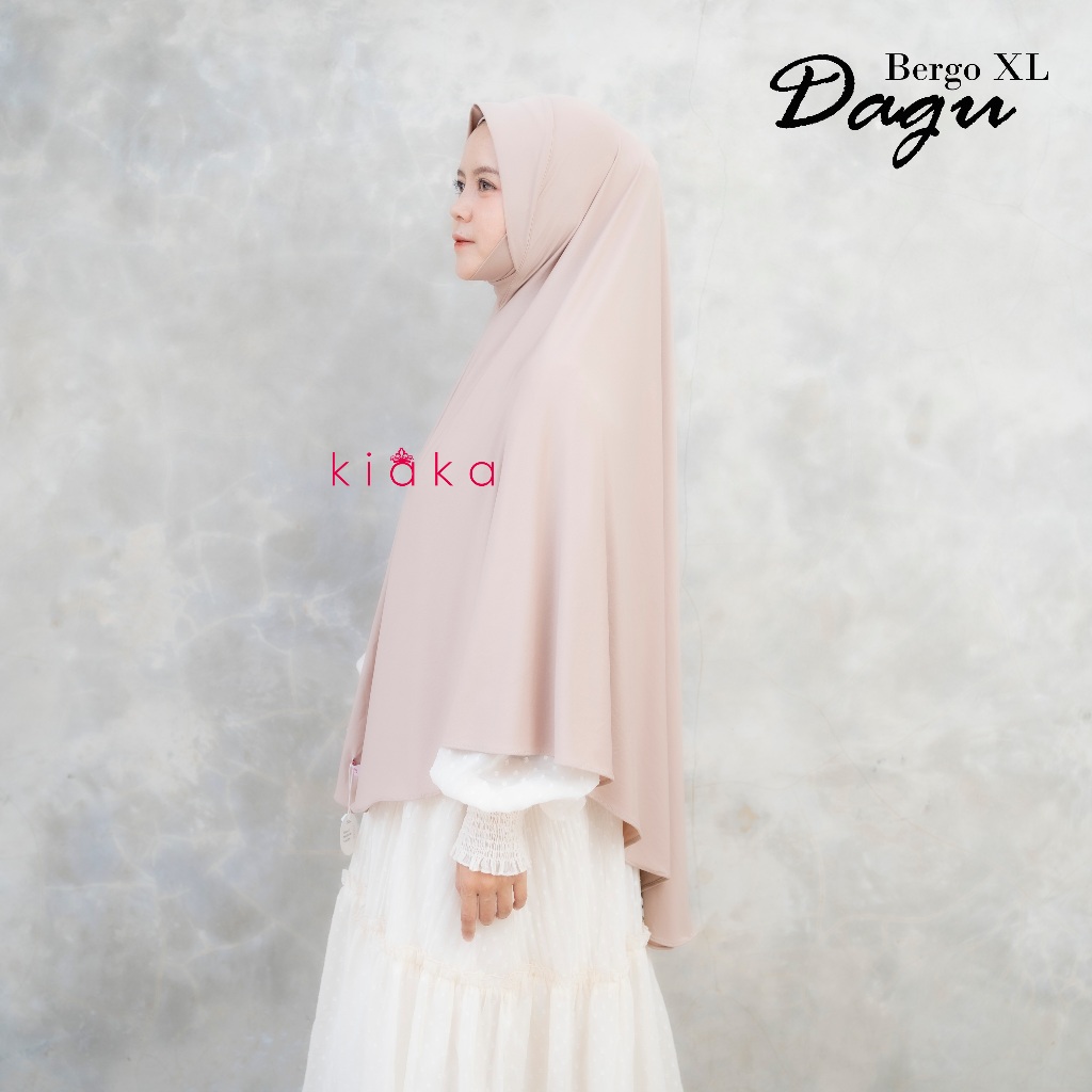 Jual Kiaka Hijab Dagu Jumbo XL Malay Antem Bergo Inara | Shopee Indonesia