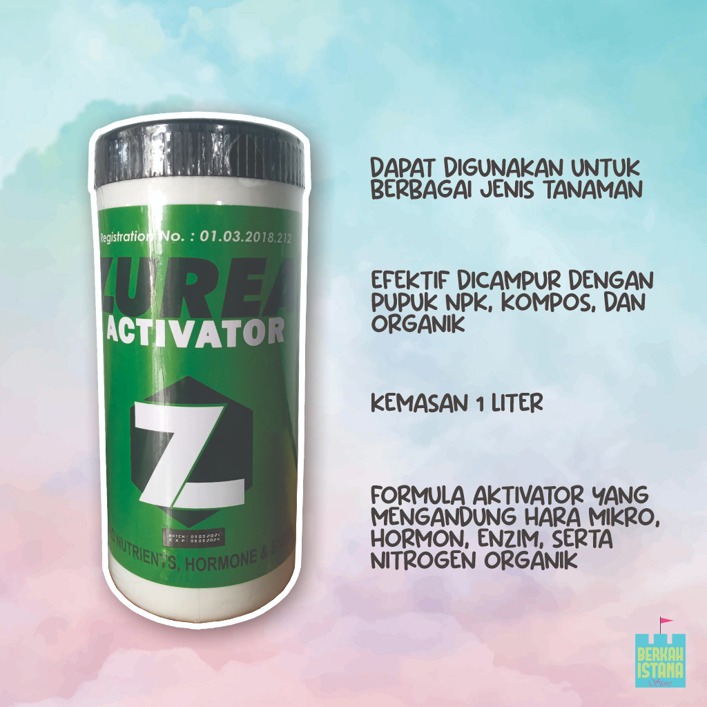 Jual Zurea Activator | Pupuk Mikro, Hormon, Enzim, Nitrogen Organik | 1 ...
