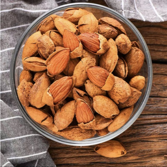 Jual kacang almond kulit cangkang panggang gurih 1kg | Shopee Indonesia
