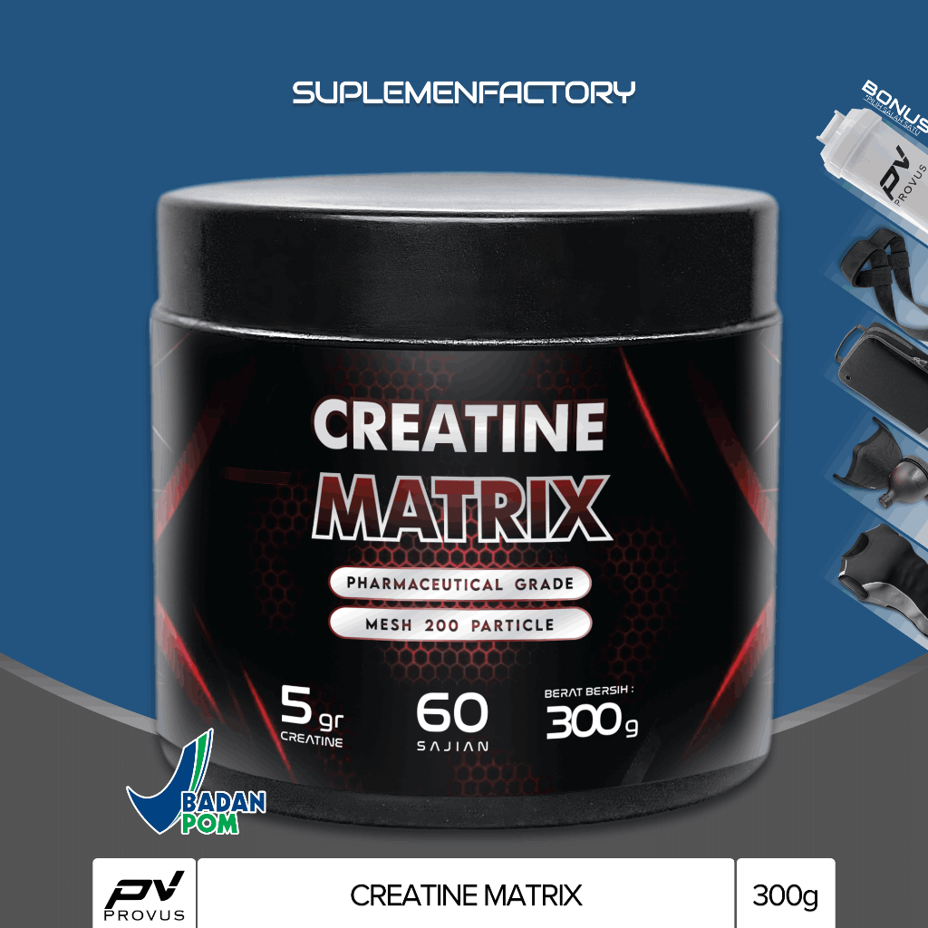 Jual Provus Creatine Matrix 300 Gram Monohydrate Micronized ...