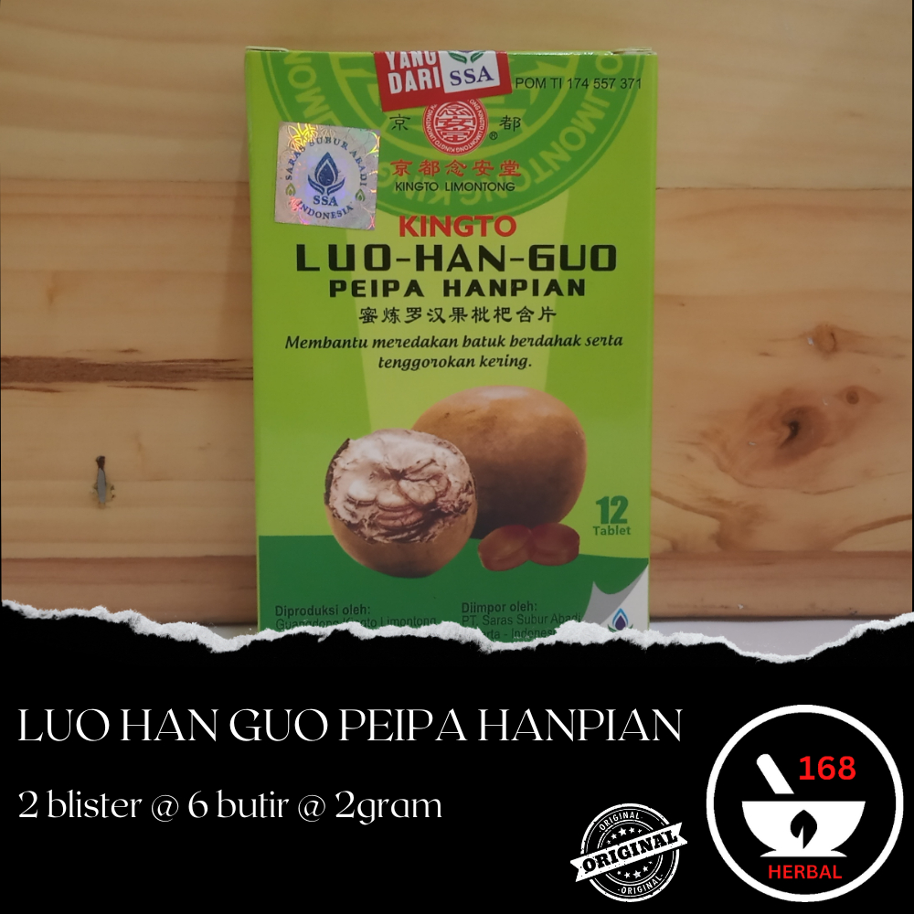 Jual LUO HAN GUO PEIPA HANPIAN - PERMEN LOHANKO / Permen obat batuk Luo ...