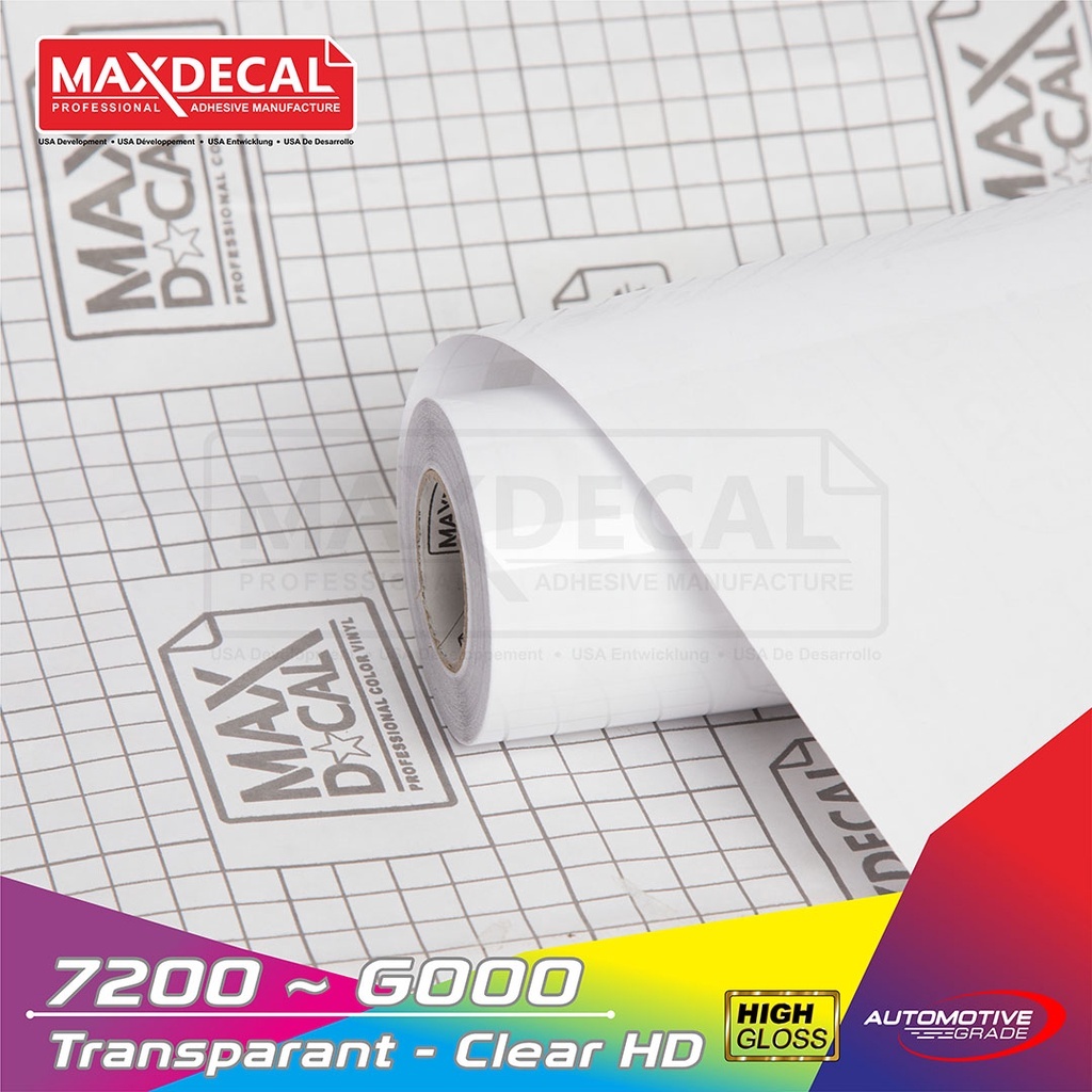 Jual MAXDECAL 7200 - G000 GLOSS Transparant Clear Skotlet Sticker Motor 45CM X 15M [ROLL ...