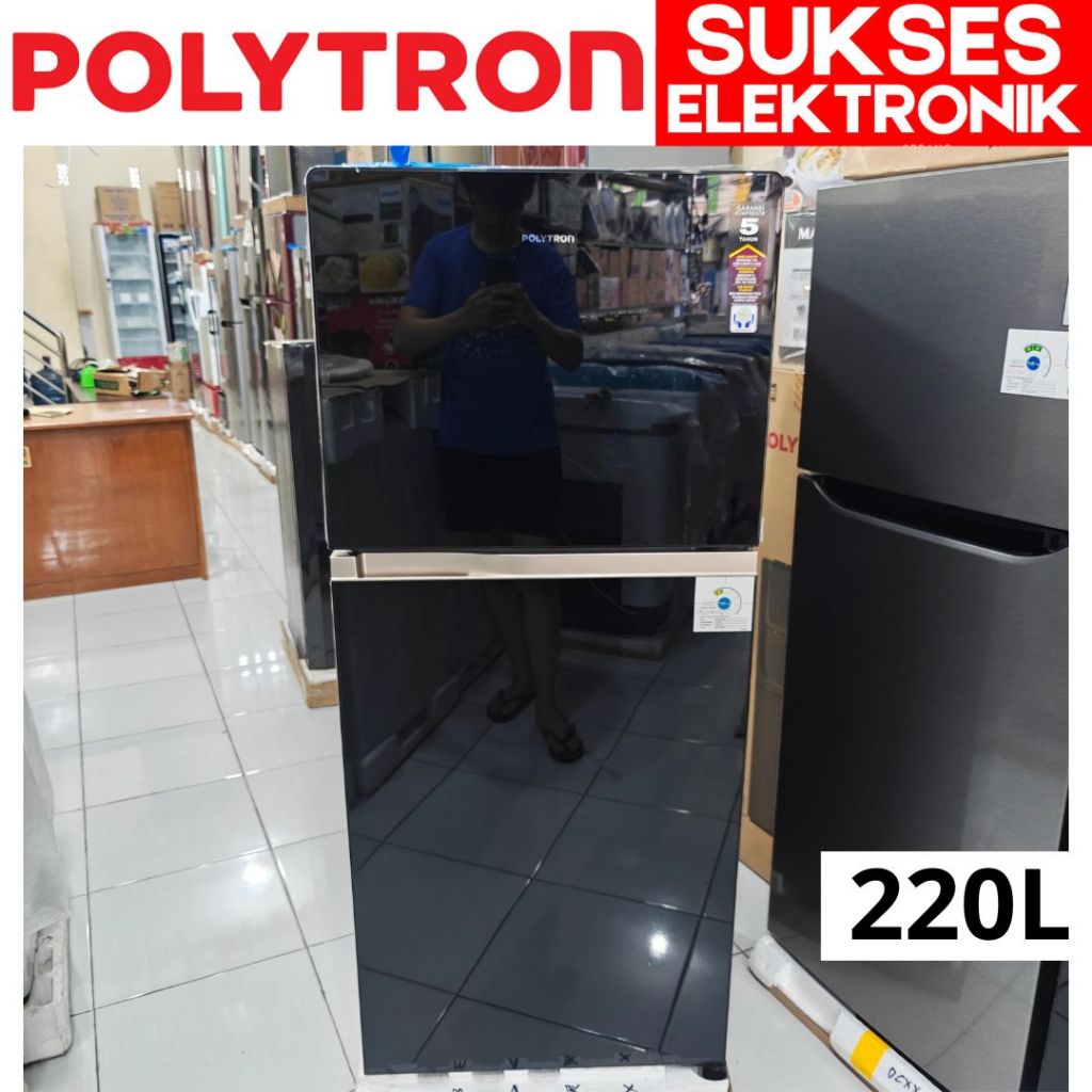 Jual KULKAS POLYTRON PRW-23MNX / LEMARI ES 2 PINTU PRW 23 MNX 23MNX 220 ...