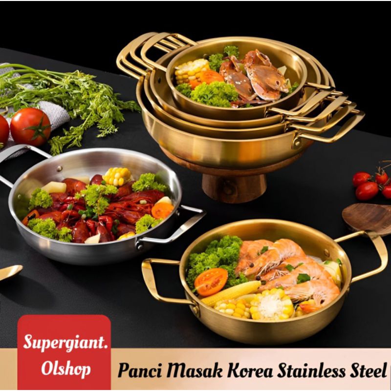Jual Panci Ramyun/Ramyeon/Ramen Korea/Panci Pot Gold Asli Korea ...